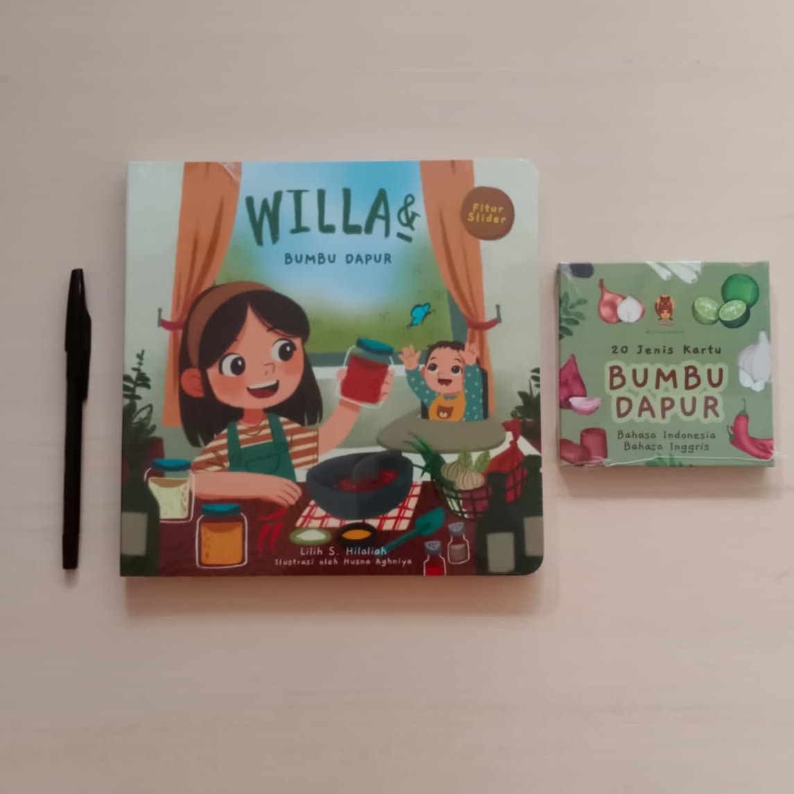 Willa & Bumbu Dapur (Boardbook & FlashCard) LittleQuoka – Zenginshop